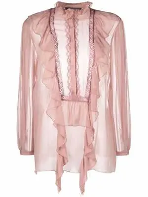 Alberta Ferretti Long Sleeve Blouses