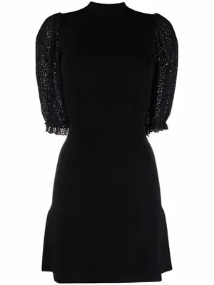 Maje Short-sleeve Knit Dress - Black