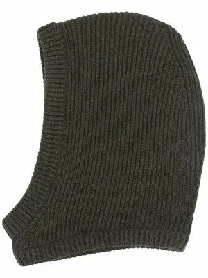 Rick Owens Ribbed Knitted Hood