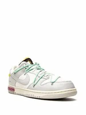 Nike X Off White Dunk Low Lot 04 Sneakers - Neutrals