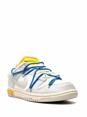 Nike X Off White Dunk Low Lot Sneakers - White