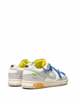 Nike X Off White Dunk Low Lot Sneakers - White