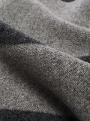 TOTEME Large Monogram Scarf - Grey