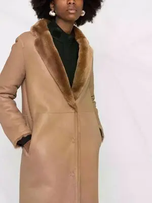 YVES SALOMON Reversible Lambskin Coat