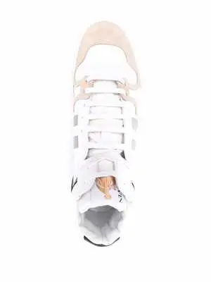 LANVIN Clay High-top Sneakers - White