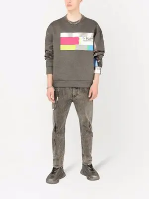 Dolce & Gabbana Graphic-print Sweatshirt - Grey