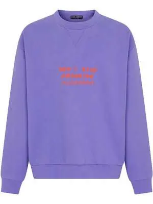 Dolce & Gabbana Embossed Cotton-blend Sweatshirt