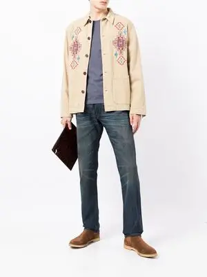 Ralph Lauren Whiskering Effect Jeans - Blue