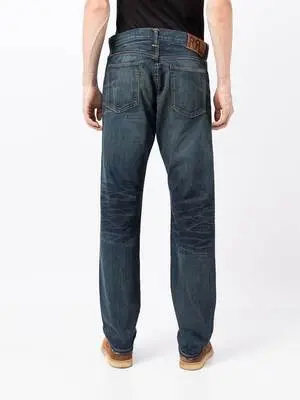 Ralph Lauren Whiskering Effect Jeans - Blue