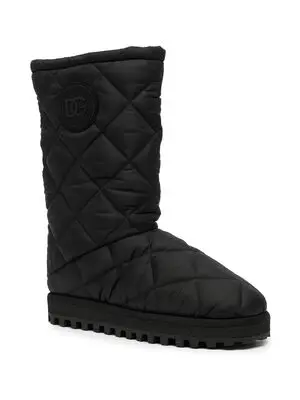Dolce & Gabbana Quilted Snow Boots