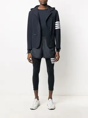 Thom Browne Half-zip Hooded Performance Jacket
