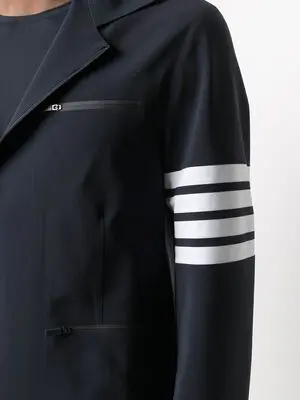 Thom Browne Half-zip Hooded Performance Jacket