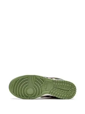 Nike Dunk Low Crazy Camo Sneakers - Green