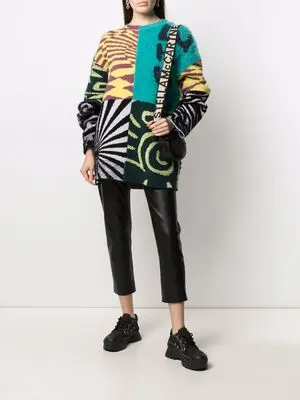 Stella McCartney Colour-blocked Logo Jumper