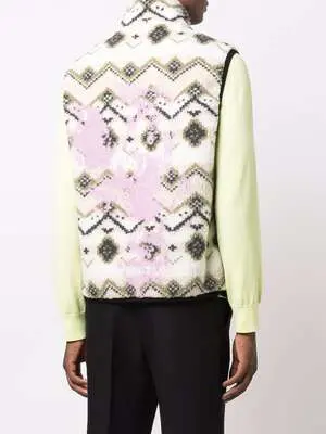 MSGM Reversible Zipped Gilet - Neutrals
