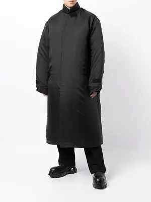 Yohji Yamamoto Concealed-front Coat