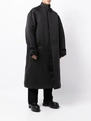Yohji Yamamoto Concealed-front Coat