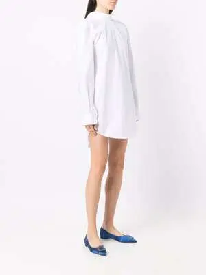 Viktor & Rolf Long Sleeve Shirt Dress With Rear Button Fastening