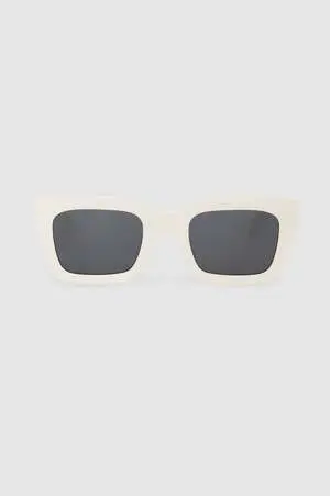 ANINE BING Indio Sunglasses Bone