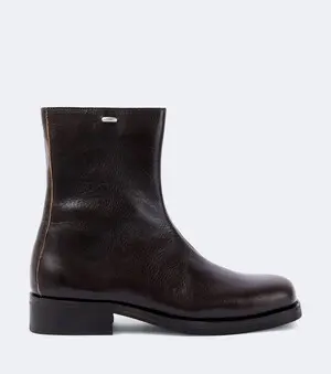 Our Legacy Camion Leather Ankle Boots - Brown