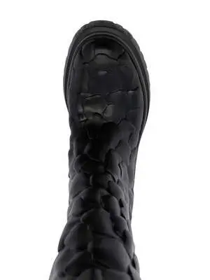 Valentino Garavani Atelier Floral Rain Boots - Black