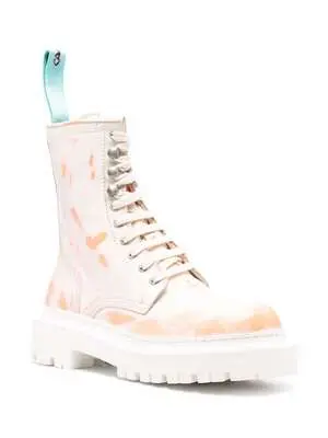 Camper Eki Chunky-sole Lace-up Boots - White
