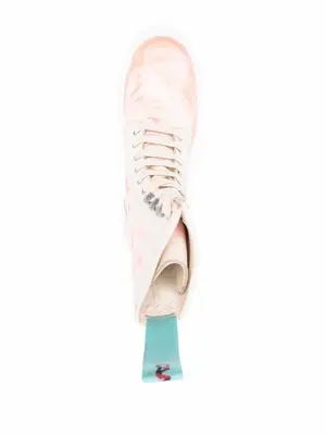 Camper Eki Chunky-sole Lace-up Boots - White