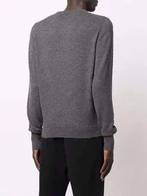 DRUMOHR Fine Knit Cashmere Jumper - Grey