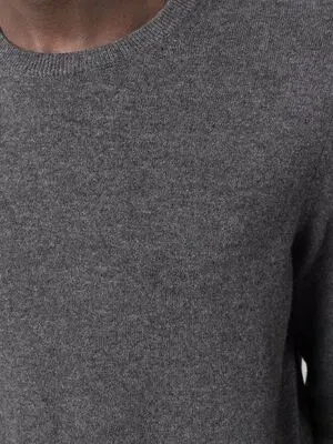 DRUMOHR Fine Knit Cashmere Jumper - Grey
