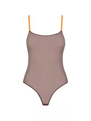 MAISON CLOSE Corps À Corps Mesh Bodysuit - Brown