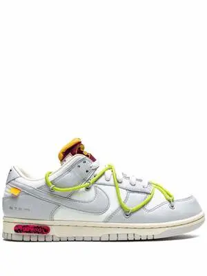 Nike X Off White Dunk Low Lot 08 Sneakers - White
