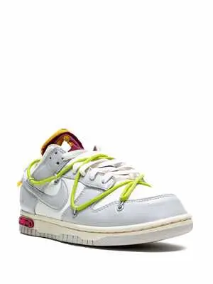 Nike X Off White Dunk Low Lot 08 Sneakers - White
