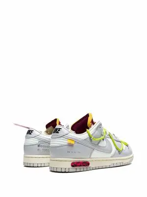 Nike X Off White Dunk Low Lot 08 Sneakers - White