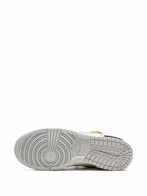 Nike X Off White Dunk Low Lot 08 Sneakers - White