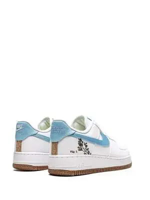 Nike Air Force 1 '07 Indigo Sneakers - White
