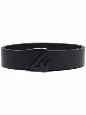 Zadig&Voltaire Logo-buckle Belt - Black