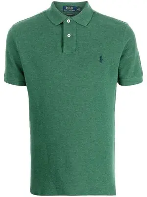Polo Ralph Lauren Embroidered-motif Polo Shirt - Green