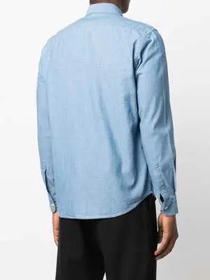 Aspesi Denim Button-down Shirt - Blue