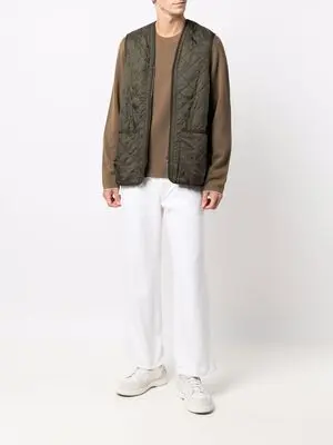 Barbour Quilted Pouch-pocket Gilet - Green