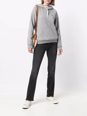 Polo Ralph Lauren Embroidered-pony Hoodie - Grey