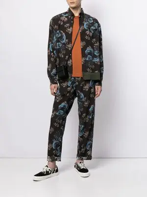 UNDERCOVERISM Printed Straight-leg Trousers
