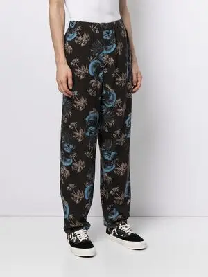UNDERCOVERISM Printed Straight-leg Trousers