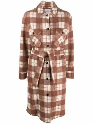 Woolrich Gentry Check-print Overshirt - Brown