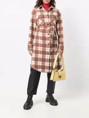 Woolrich Gentry Check-print Overshirt - Brown