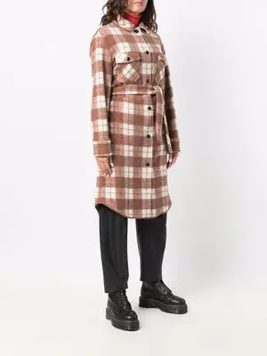 Woolrich Gentry Check-print Overshirt - Brown