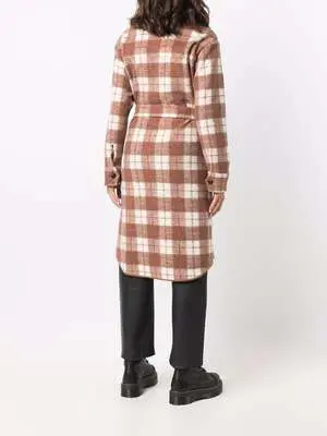Woolrich Gentry Check-print Overshirt - Brown