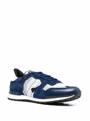 Valentino Garavani Rockrunner Low-top Sneakers - Blue