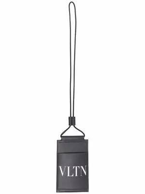 Valentino Garavani Vltn Leather Pouch - Black