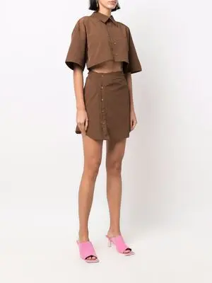 Jacquemus Arles Cut-out Mini Dress