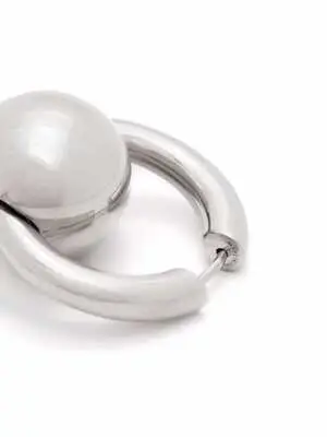Balenciaga Hoop Ball Earrings